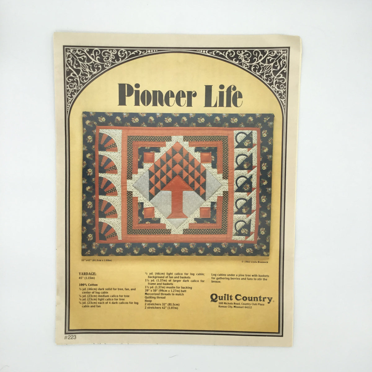 Pioneer Life - Quilt Country - Vintage Uncut Quilt Pattern – PennsHollow
