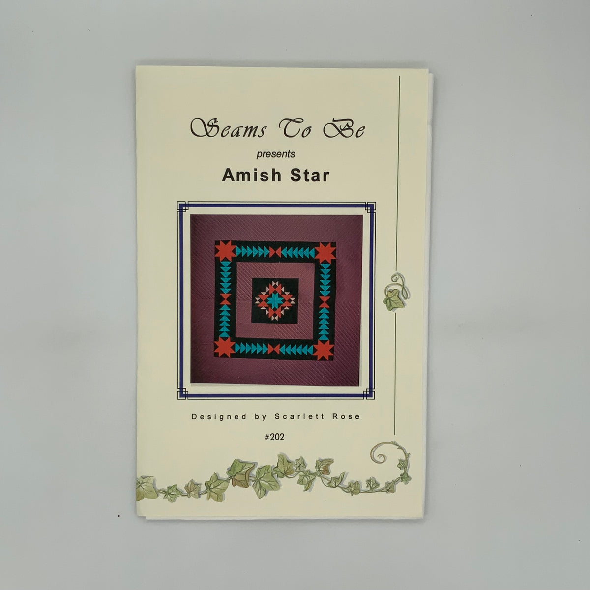 Amish Star - Seams To Be #202 - Vintage Uncut Quilt Pattern – PennsHollow