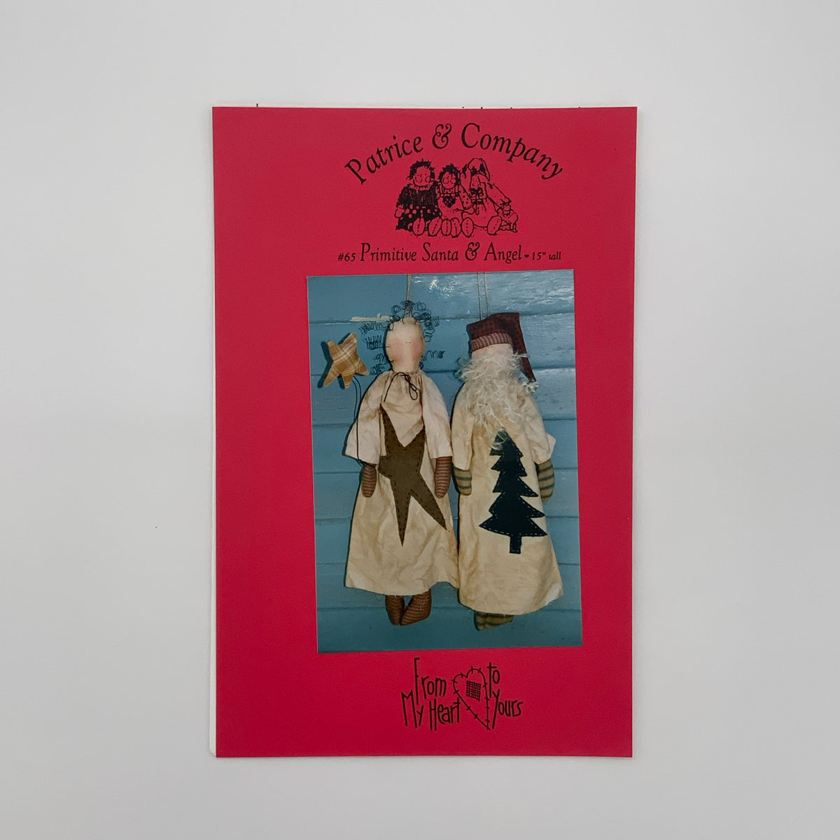 Primitive Santa and Angel - Patrice & Company - Vintage Uncut Craft Pa ...